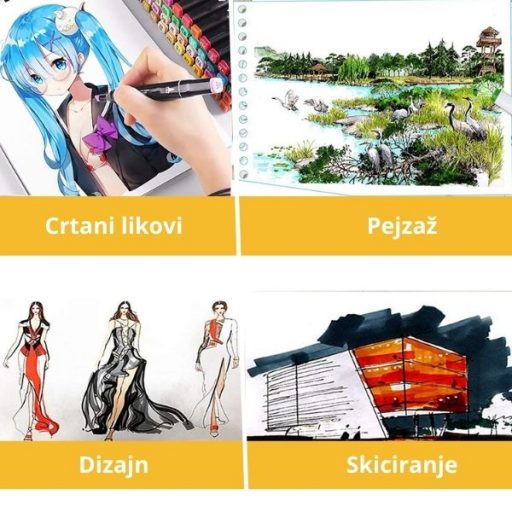 Markeri Za Crtanje I Skiciranje | Narucionline.rs